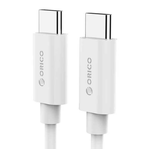 Cable orico tipo-C a tipo-C color blanco – PuntoLap